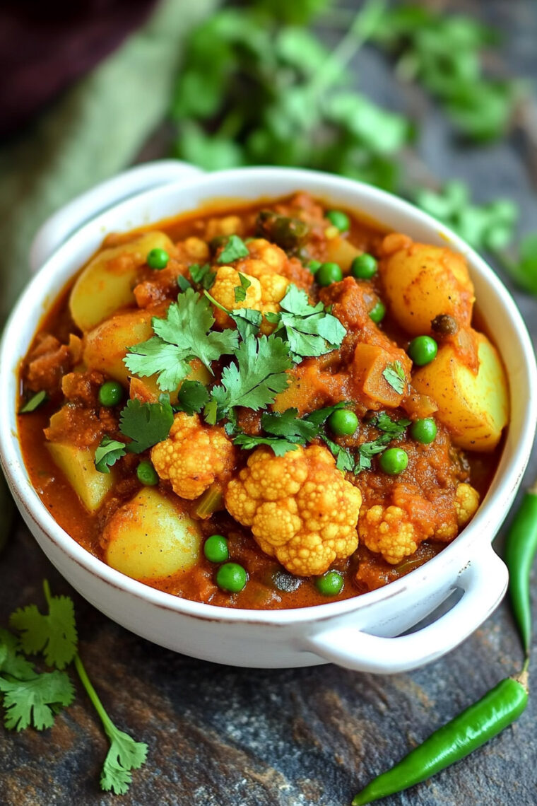 Aloo Gobi Matar Recipe
