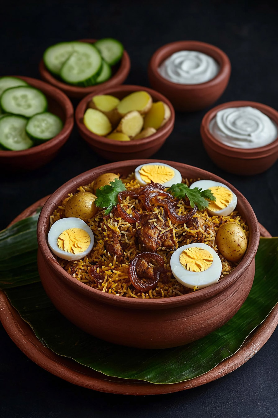 Kolkata Chicken Biryani Recipe