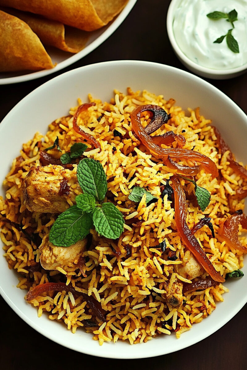 Hyderabadi Chicken Biryani Authentic Hyderabadi Chicken Biryani Recipe ...