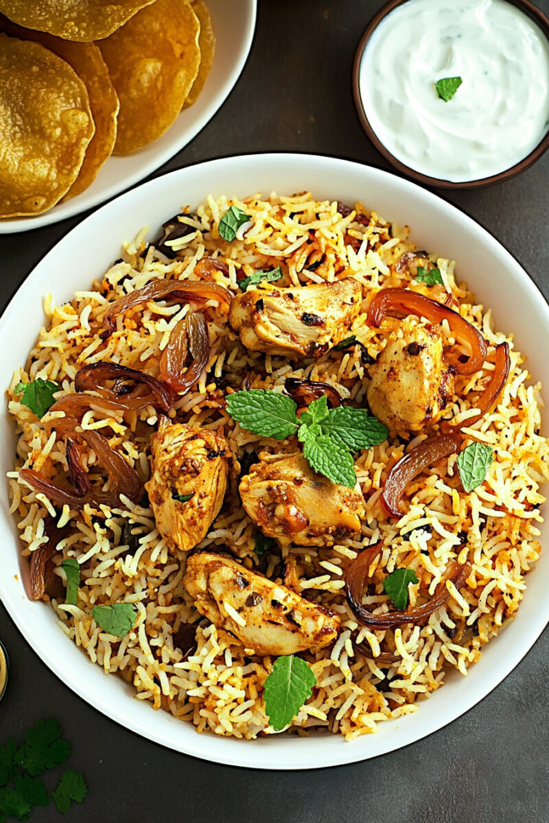 Hyderabadi Chicken Biryani Authentic Hyderabadi Chicken Biryani Recipe ...