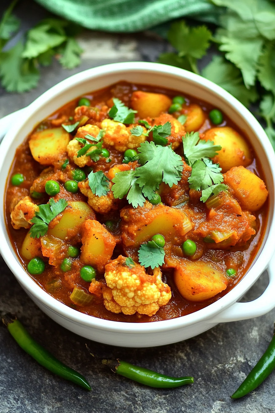 Aloo Gobi Matar Recipe