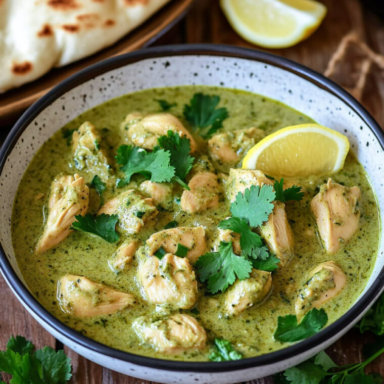 Quick Hariyali Chicken | Fresh & Healthy Green Curry