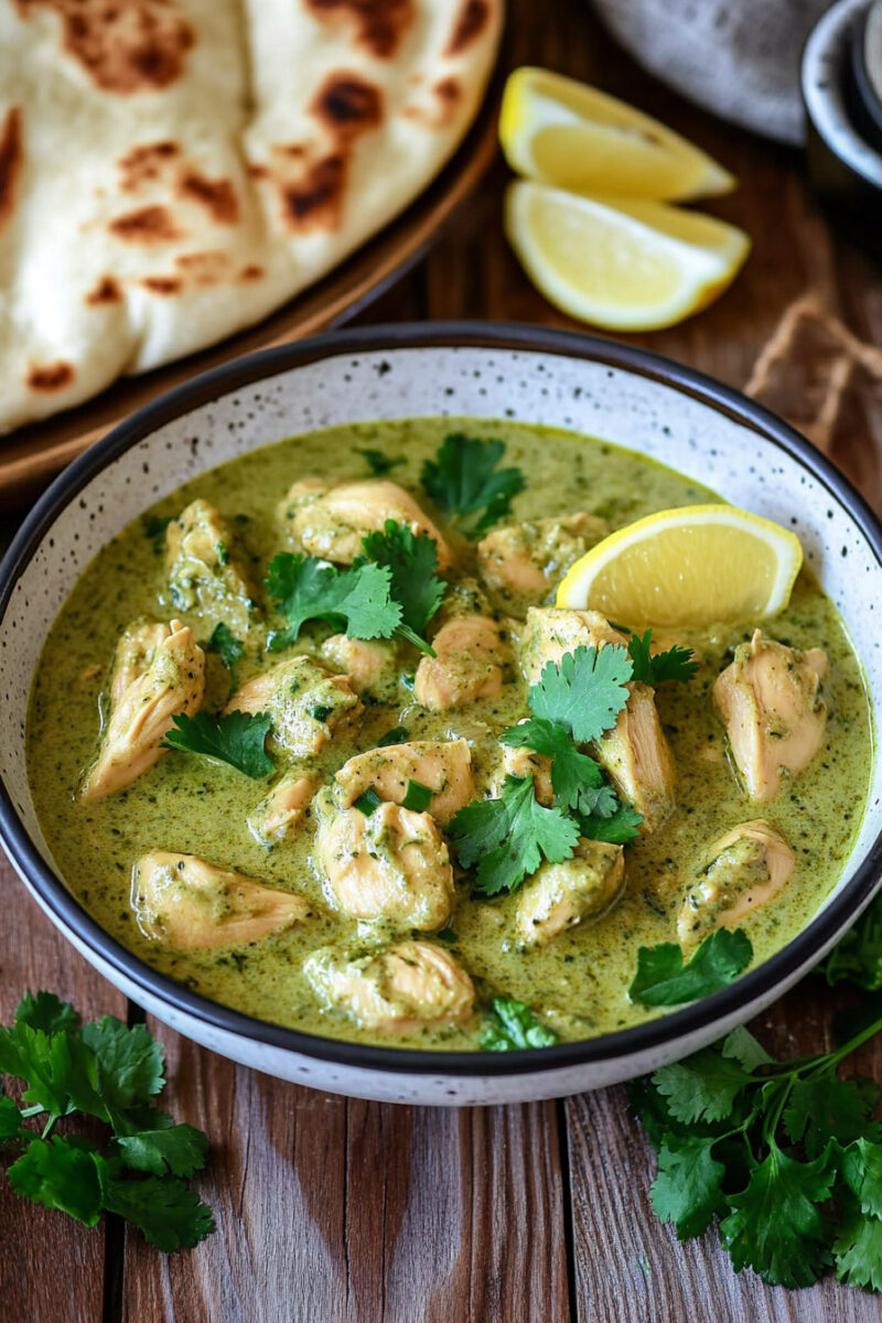 Quick Hariyali Chicken | Fresh & Healthy Green Curry