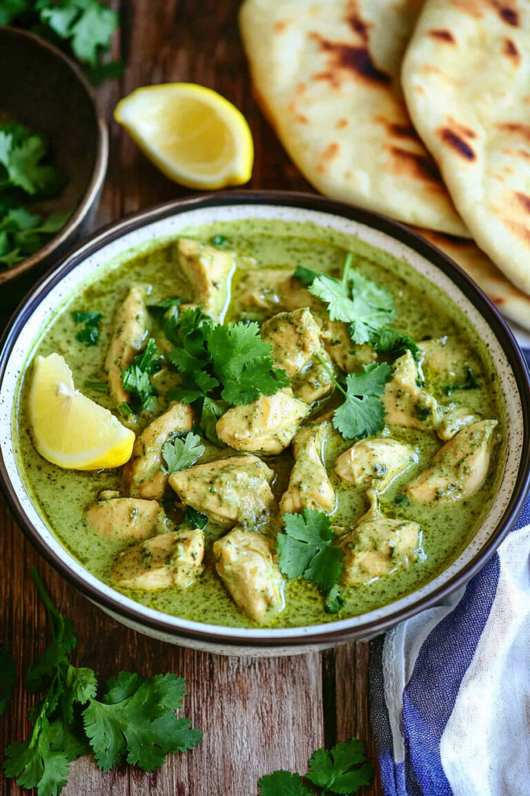 Quick Hariyali Chicken | Fresh & Healthy Green Curry