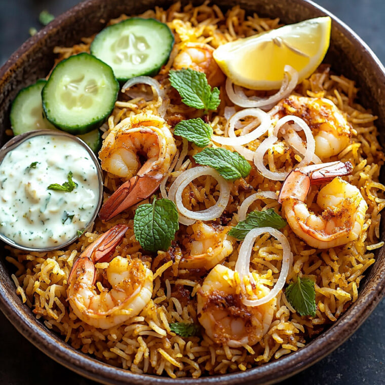 Authentic Prawn Biryani Recipe | Dum Style Perfection