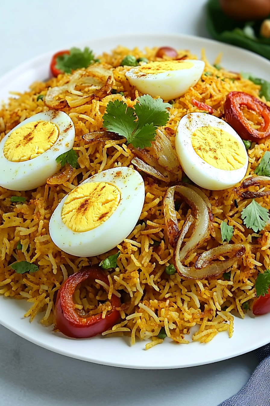 How to Make Egg Biryani - Quick & Tasty Recipe