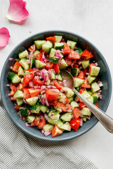 Authentic Kachumber: Indian Cucumber Salad