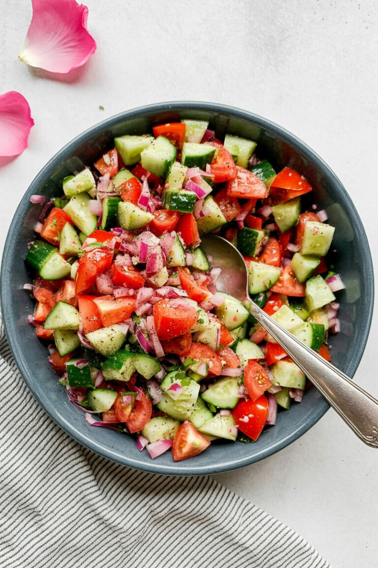 Authentic Kachumber: Indian Cucumber Salad