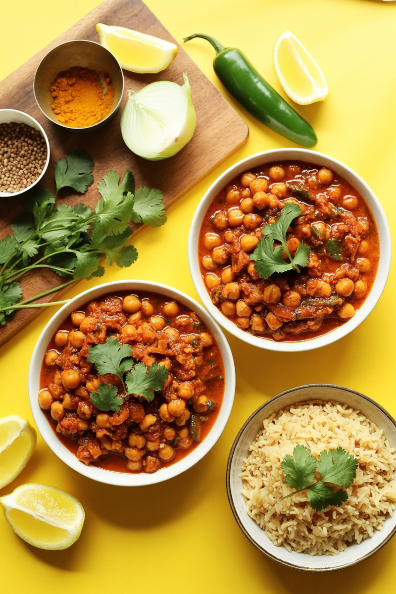 Authentic Chana Masala (Indian Chickpea Curry)
