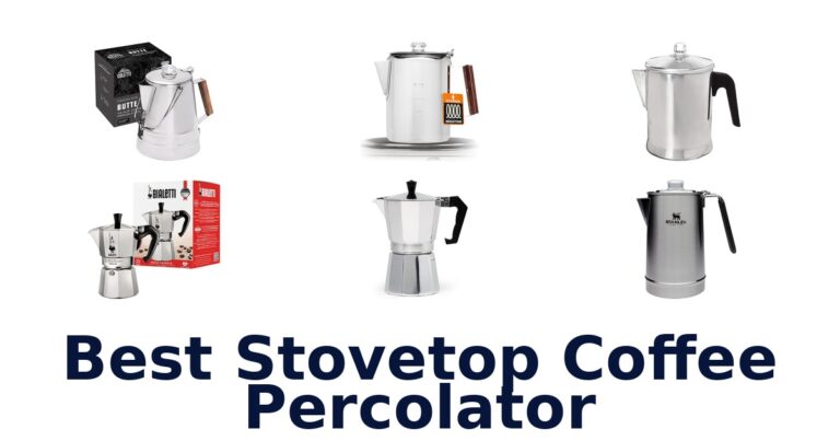 10 Best Stovetop Coffee Percolators for Rich Brews